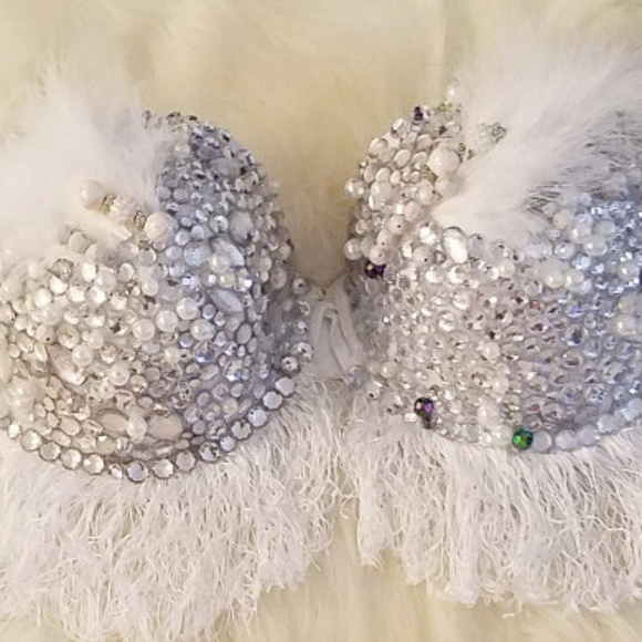 Intimates & Sleepwear | White Rave Bra Frozen Elsa Outfit Rave Bra ...